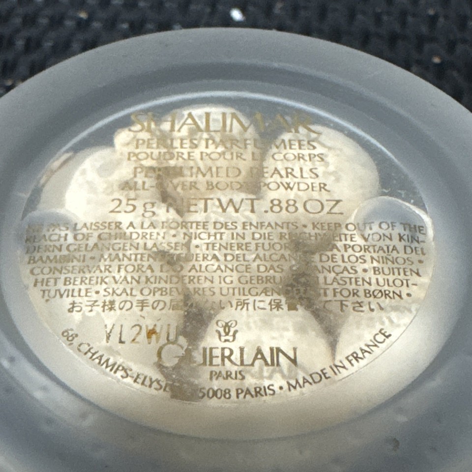 GUERLAIN SHALIMAR Perfumed Pearls All Over Body Powder Beads 25g/.88 oz ...