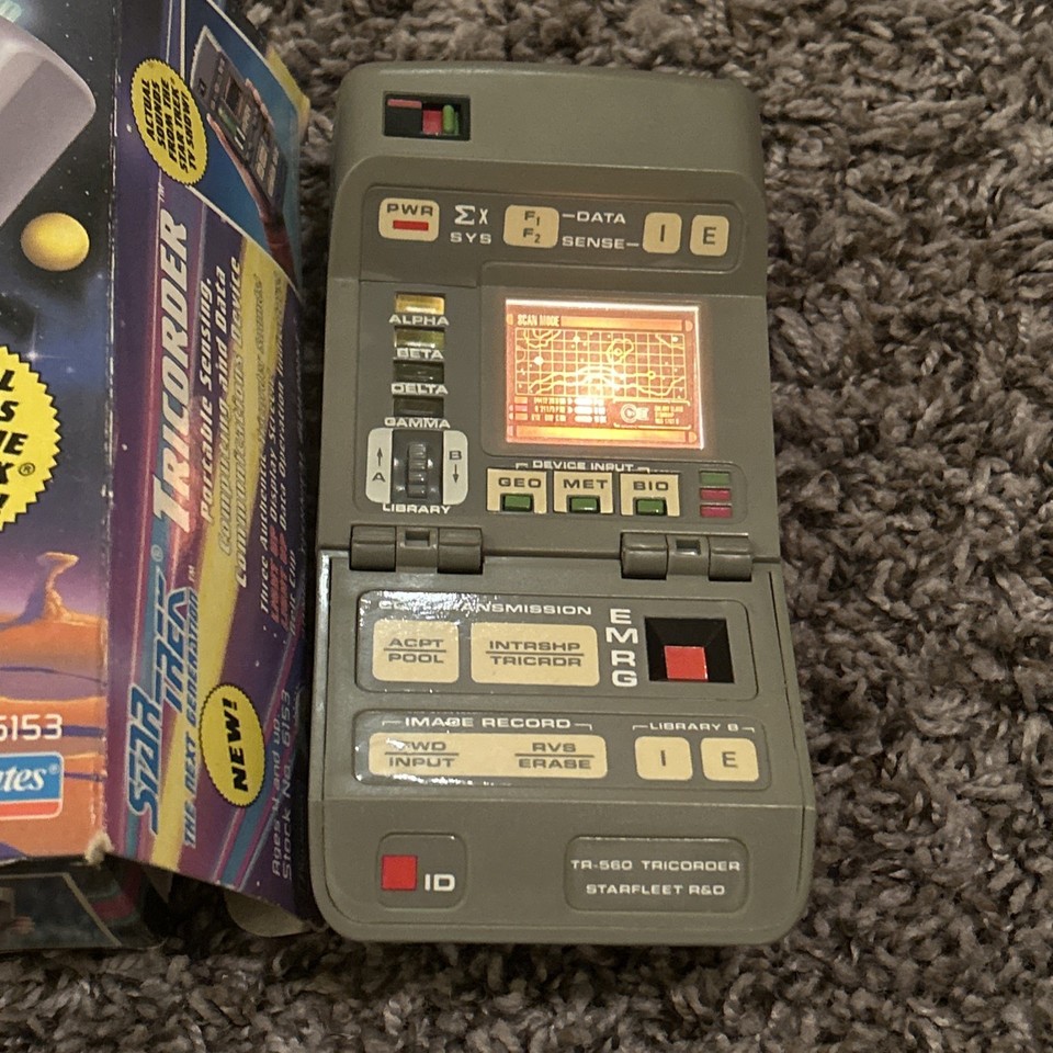 Star Trek Electronic Tricorder Scanner 1993 Generation Playmates ...