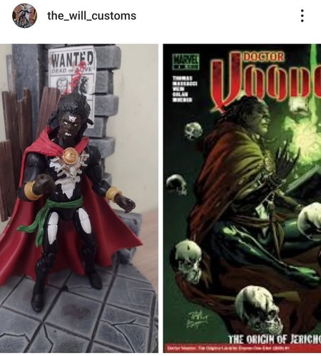 1:18 3.75 custom action figure Dr. Voodoo Dr Vudu Avengers MARVEL ...