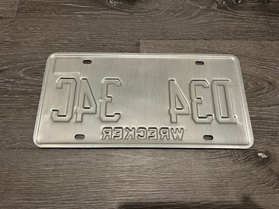 FLORIDA WRECKER 23 LICENSE PLATE #D3434C – Expired & Collectible Tag ...