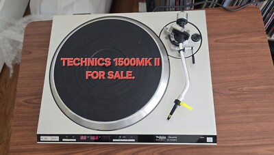 Technics SL-1500 MK2 Quartz Direct Drive Turntable Simulated Wood | eBay