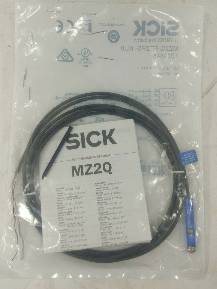 1 NEW SICK MZ2Q-FTZPS-KU0 SENSOR FOR T-SLOT CYLINDERS NIP ***MAKE OFFER ...