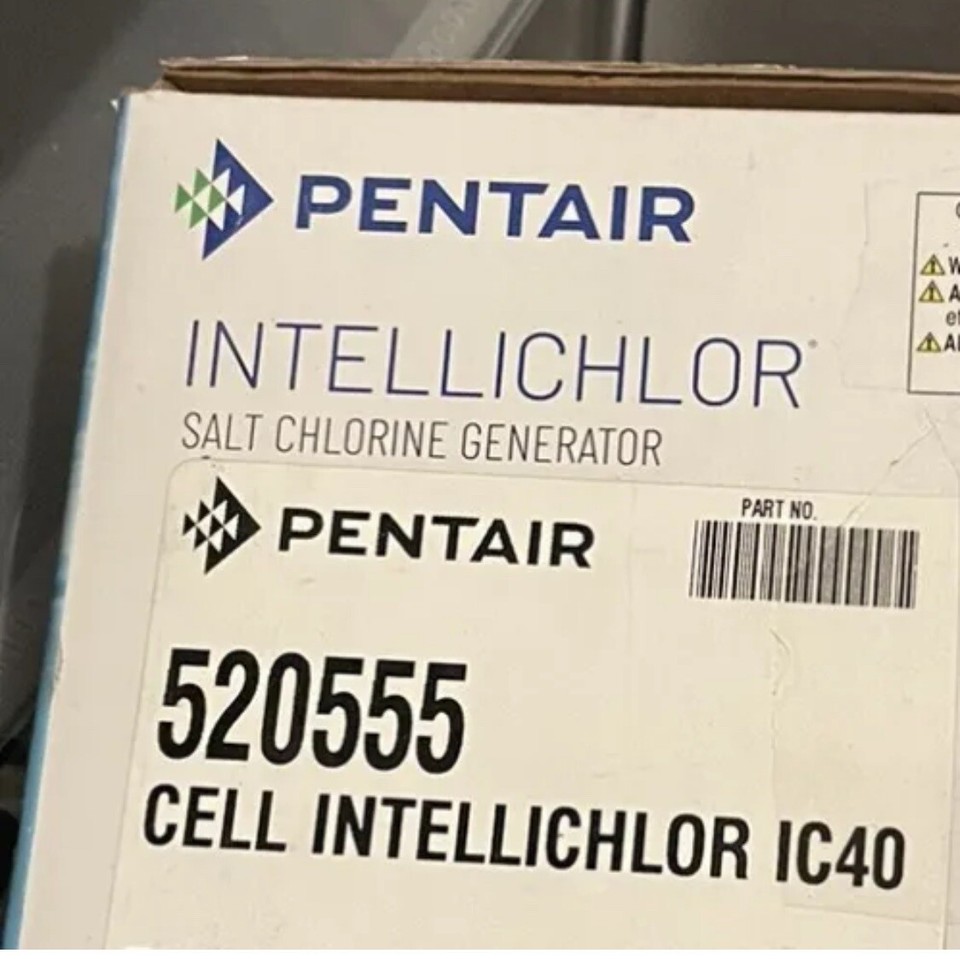 Pentair Intellichlor IC40 salt cell 520555 FACTORY SEALED | eBay