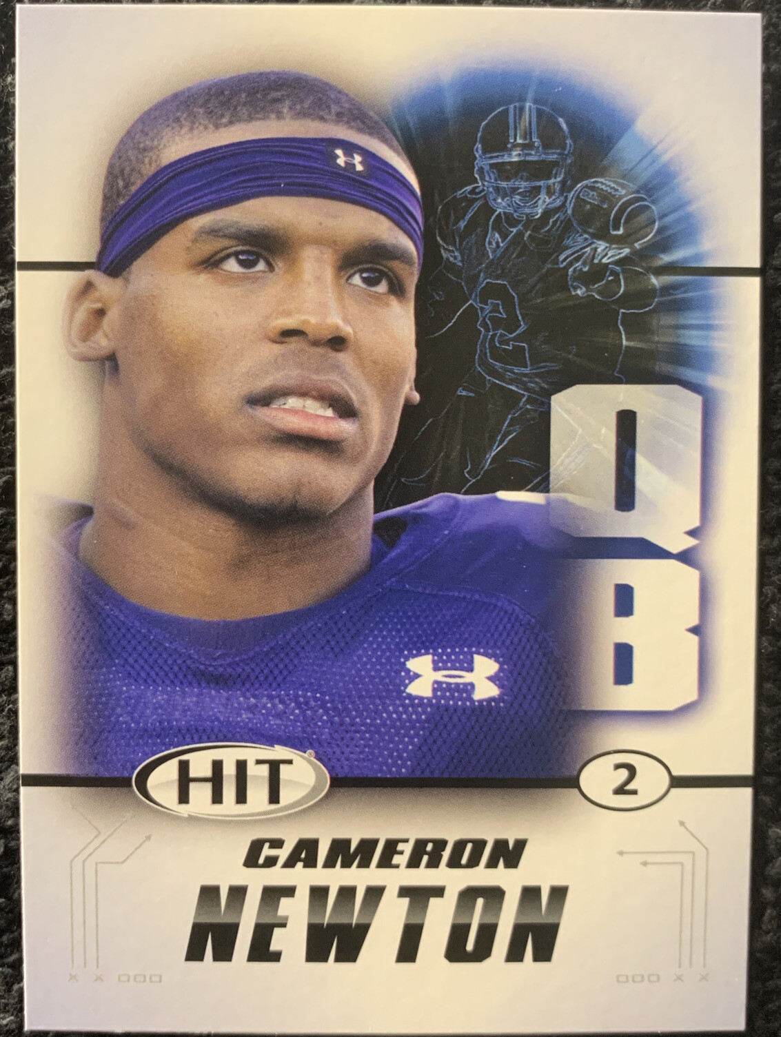 2011 Sage Hit Cam Newton Auburn Tigers Rookie Card #100B Carolina ...