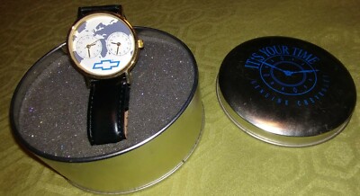 Chevrolet Chevy Wristwatch Stainless Steel "Sweda" 3ATM Water Resistant ...