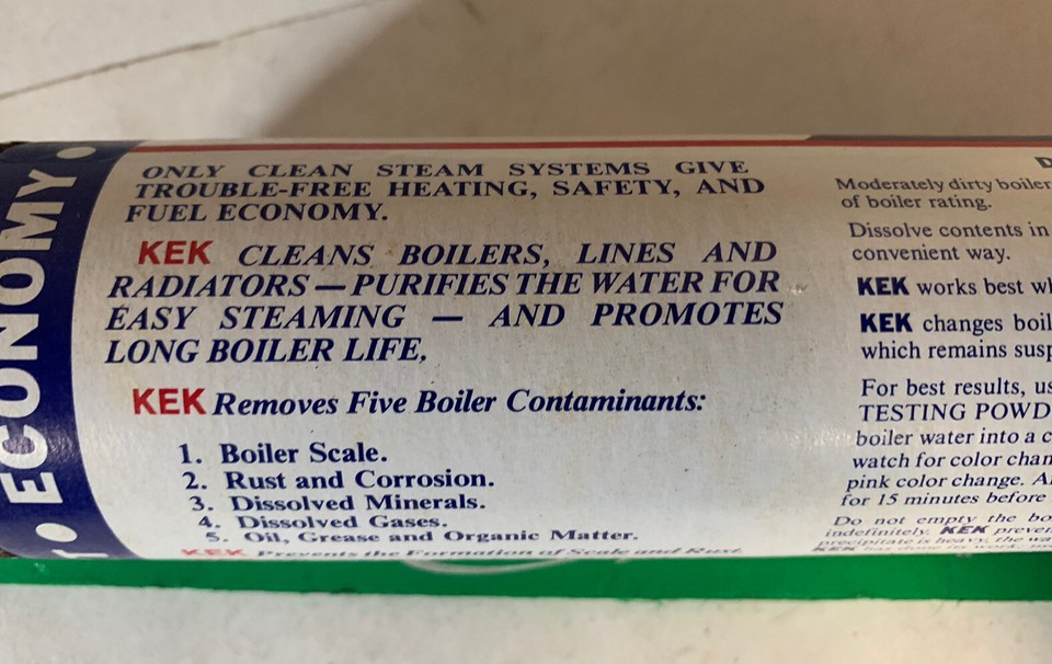 KEK Boiler Cleaner & Conditioner For Steam Boilers | eBay