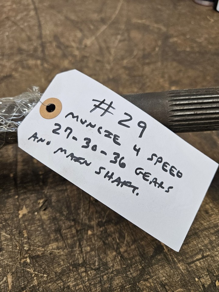 MUNCIE M20 M21 4 SPEED 1ST 2ND 3RD GEARS 36-30-27 REAL GM GEARS, 27 ...