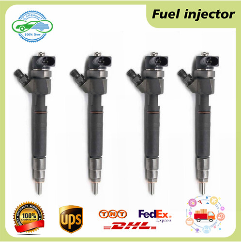 4PC Fuel Injectors w/0445110217 for Jeep Liberty CRD 2.8L 2005-2006 ...