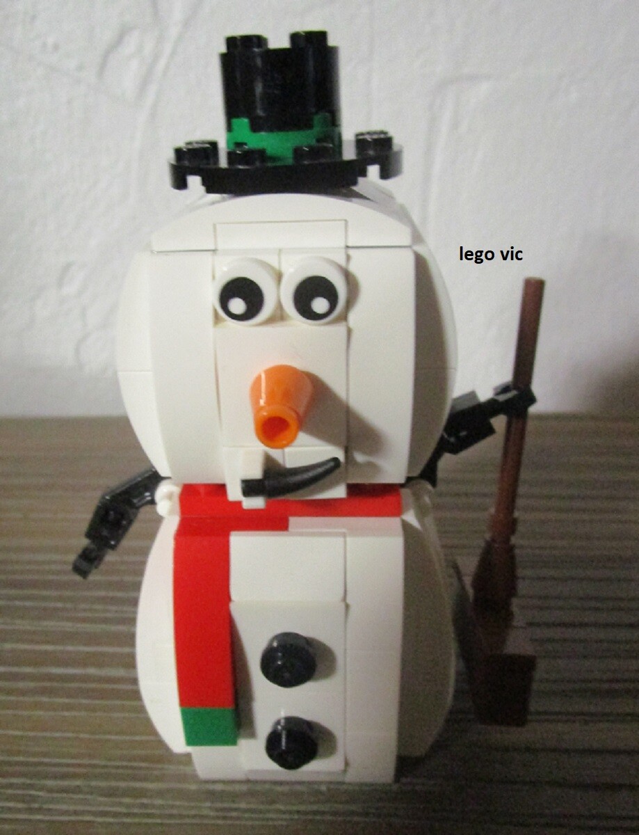 Lego 40093 Creator Snowman Bonhomme de Neige complet notice boite de ...