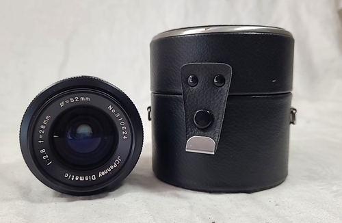 JC Penney Diamatic Lens f2.8 58mm #310624 w/ Case + M42 Screw Mount ...