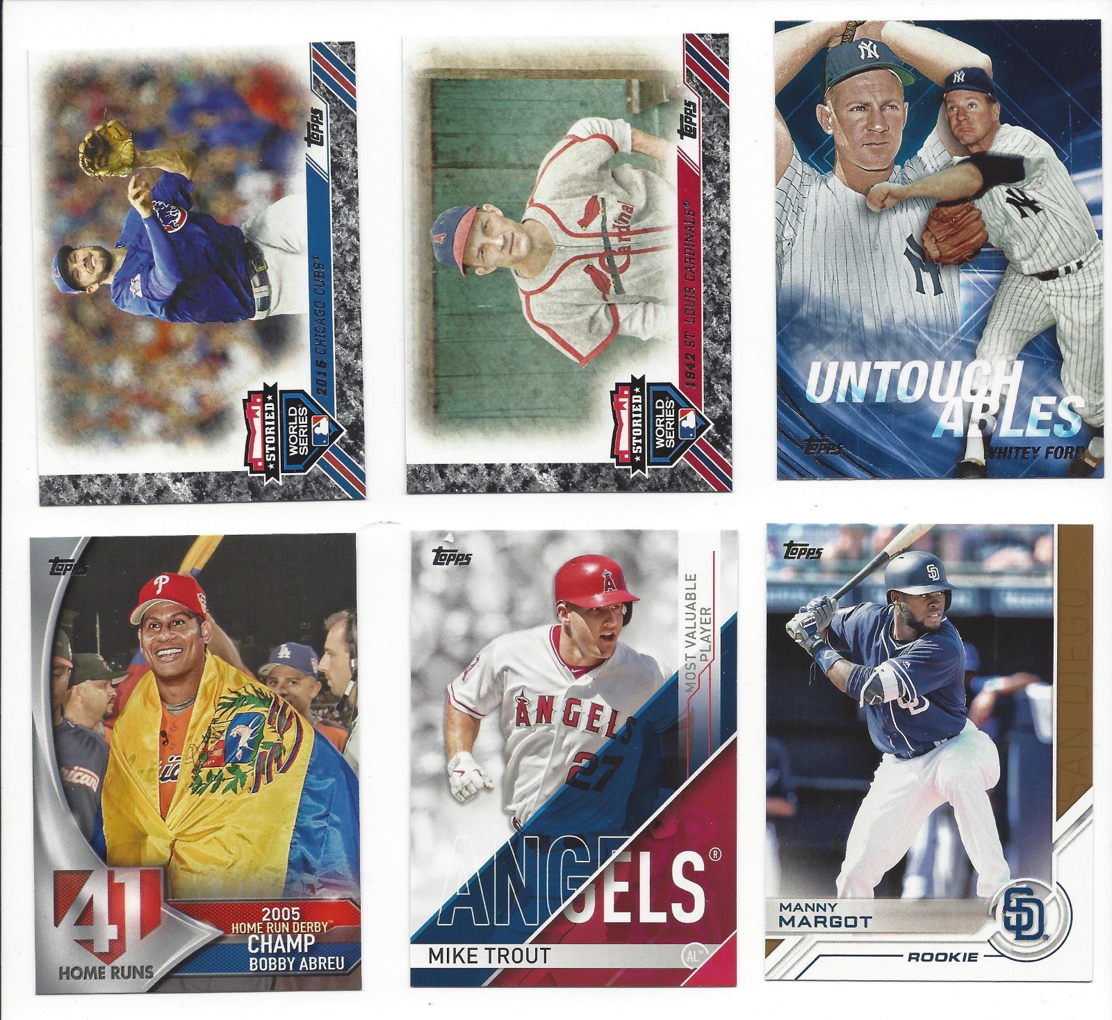 2017 TOPPS INSERTS - SERIES 1, 2 & UPDATE - ALL LISTED - STARS, RC, HOF ...
