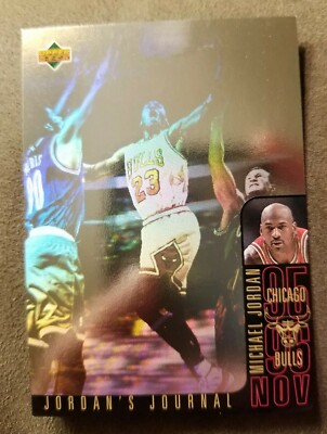 1996/97 Michael Jordan Upper Deck Jordan's Journal German Hologram ...