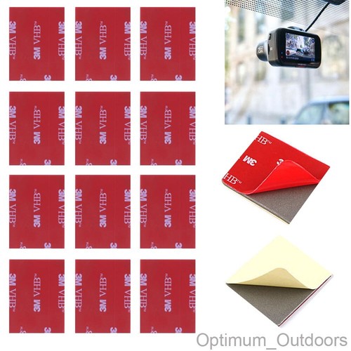 Nextbase Replacement Dashcam Double Sided 3M Adhesive Sticky Pads x 12 ...