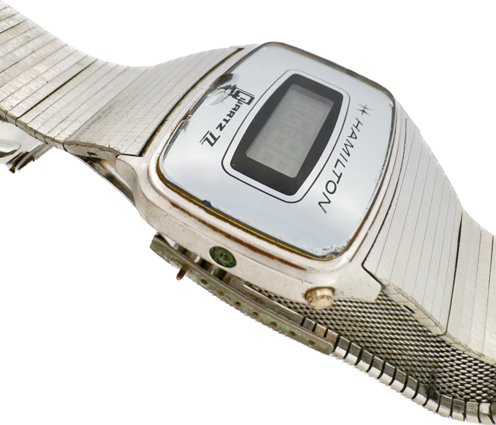 Vintage Hamilton Quartz TL Men's Digital LCD Wristwatch H3 w Band for ...