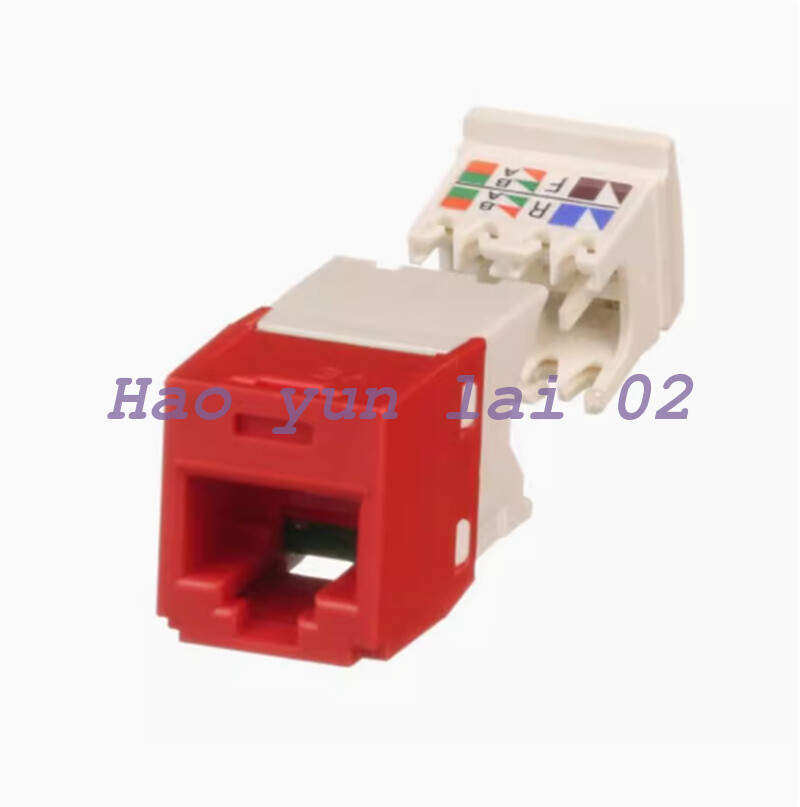 50PCS New For CJ688TGRD Mini-Com TX6 Plus Ethernet Cat6 Module Red | eBay