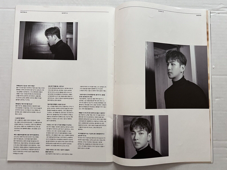 NU'EST Nuest Fandom Photobook Magazine 2nd Mini Album K-Pop Korean ...