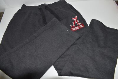 e5 Alabama Crimson Tide Men's Small Drawstring Charcoal Sweatpants ...