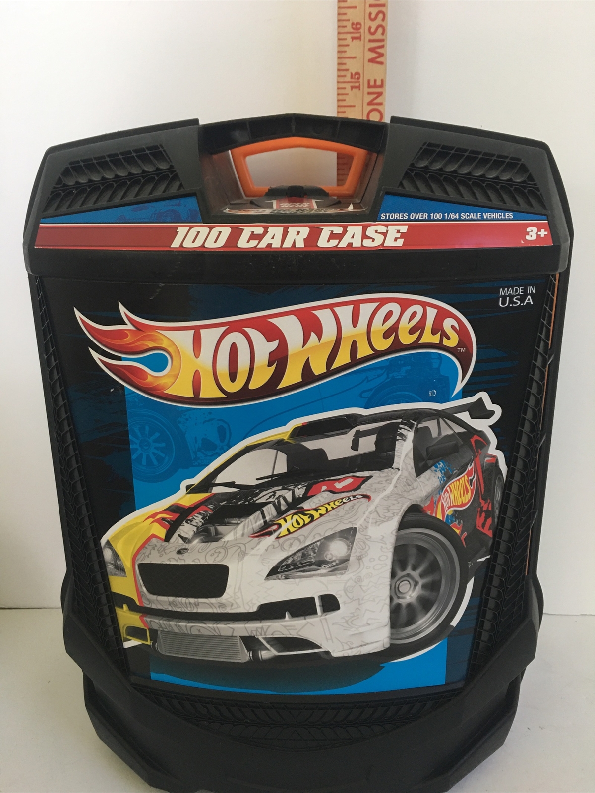 Hot Wheels 100 Cars with Carry Case Storage Retractable Pull Handle ...