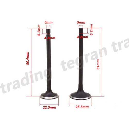 2 Pcs Intake Exhaust Valve Stem For Suzuki VECSTAR 125 AN125 Burgman ...