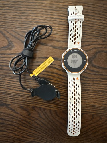 Garmin Forerunner 620 GPS Running Watch (White/Orange) W/ Charging ...