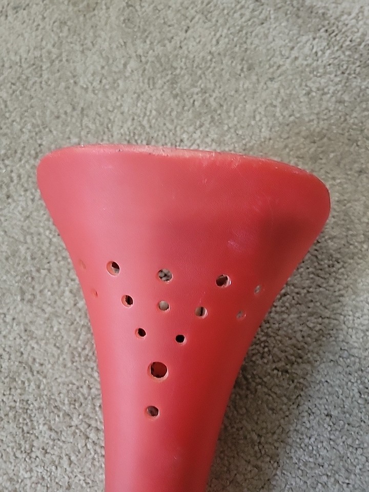 Old School Viscount aero red BMX BIKE seat VIC stamped seat guts clean ...