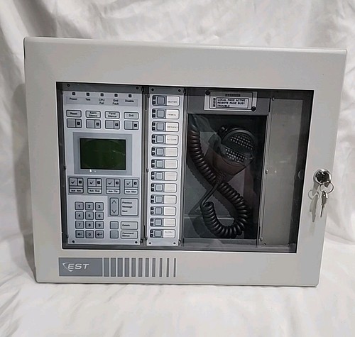 EST-3 Annunciator Panel With Enclosure 3-ANNCPU3 W/Switch Card And ...