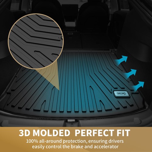 3D PE Cargo Liner for 2010-2024 Toyota 4Runner Standard Trunk Mat ...