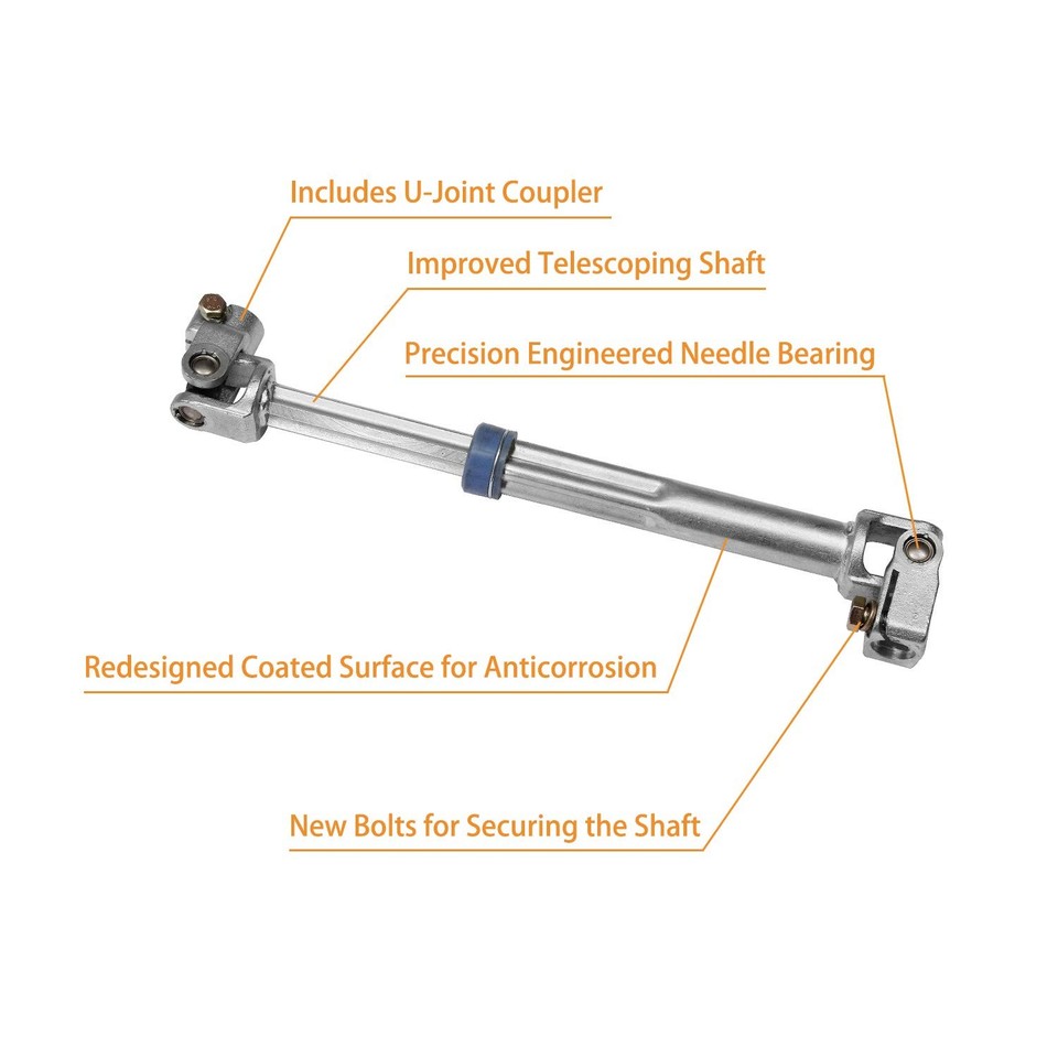 Steering Column Lower Intermediate Steering Shaft with U-Joint Coupler ...