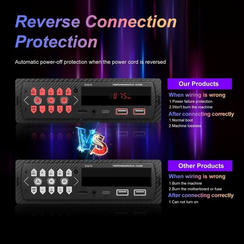 1DIN In-Dash Car Radio Stereo Digital Bluetooth Audio Music stereo car ...