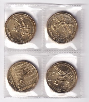AUSTRALIAN: 2023 $1 SET OF 4 MATILDAS FIFA WORLD CUP SOCCER UNC COINS # ...