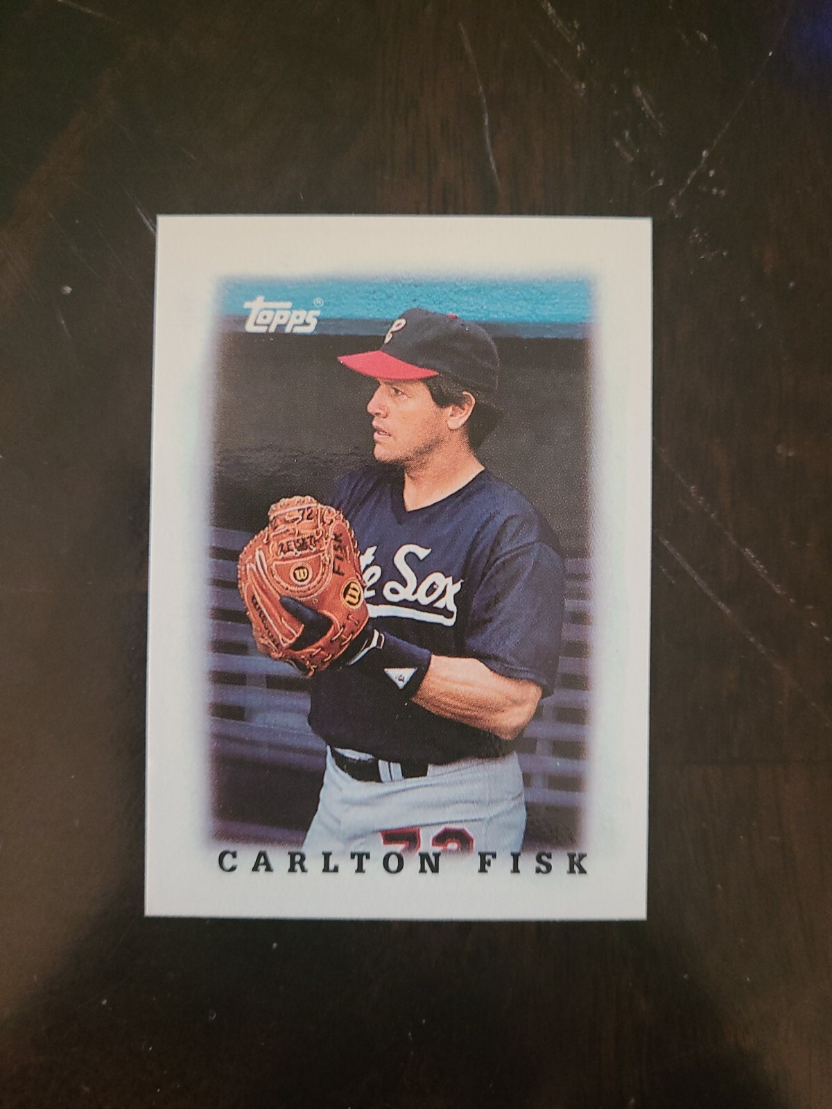 1988 Topps League Leaders Mini Carlton Fisk #8 Chicago White Sox | eBay