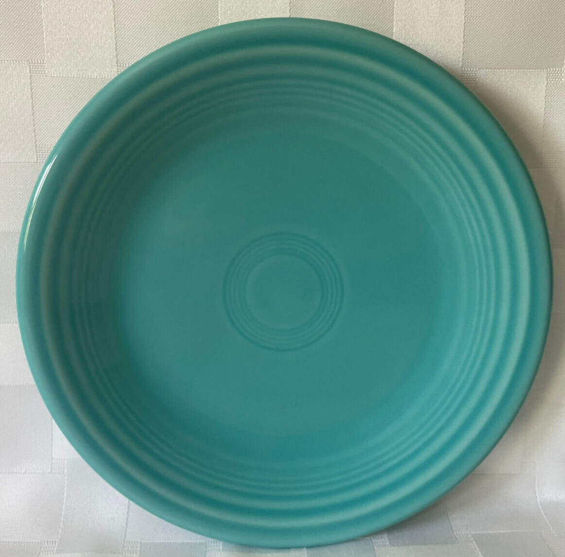 Fiesta TURQUOISE Blue Classic Rim 7.25" Place Setting Salad Plate ...