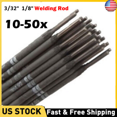 10-50PCS Nickel 99 Cast Iron Stick Electrodes Welding Rods 3/32" 1/8 ...