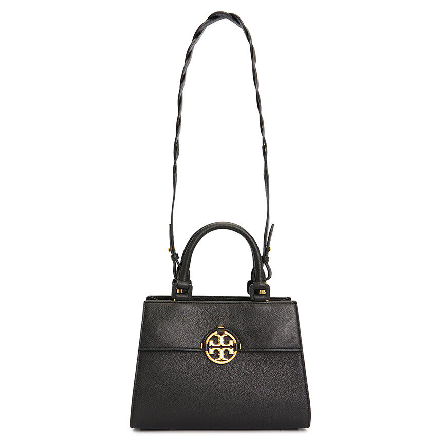 Tory Burch Miller Top Handle Satchel Leather Handbag Crossbody Bag ...