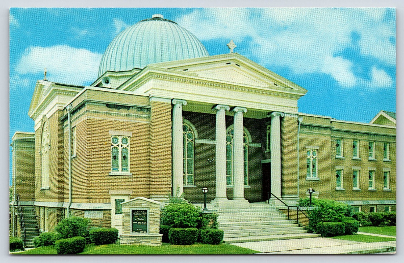 Vintage Postcard St. Matthew's Lutheran Church Mansfield Ohio | eBay
