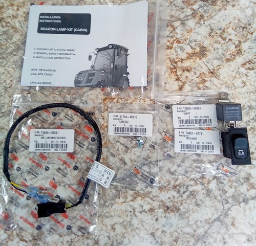 New Genuine OEM KIOTI CXA107 Beacon Light Wire Kit, for CX2510 Tractor ...
