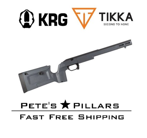 KRG Bravo Chassis Rimfire Tikka T1X Chassis Stock Stealth Grey | eBay