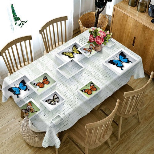 Insect Specimen 3D Tablecloth Table cover Cloth Rectangle Wedding Party ...