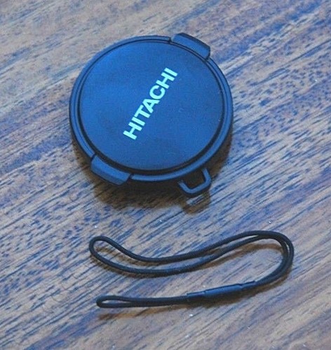 HITACHI ORIGINAL 37MM BLACK BRANDED U.K LENS CAP + KEEPER GX GX3300 DZ ...
