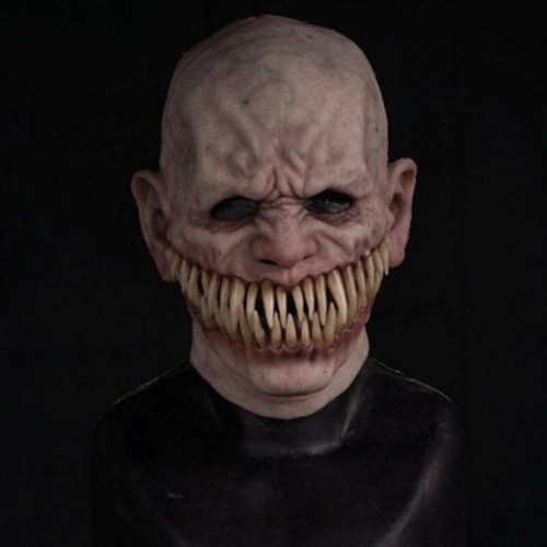 Halloween Scary Full Head Mask Cosplay Horror Face Mask Props Devil ...
