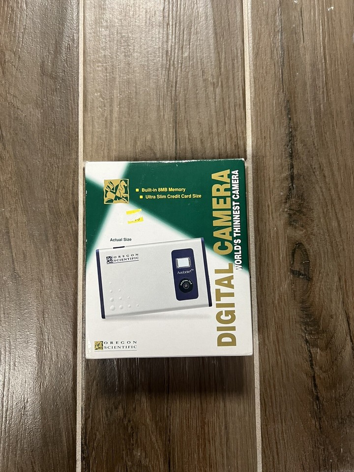 Oregon Scientific DS6618 0.3MP Digital Camera - White 734811187710 | eBay
