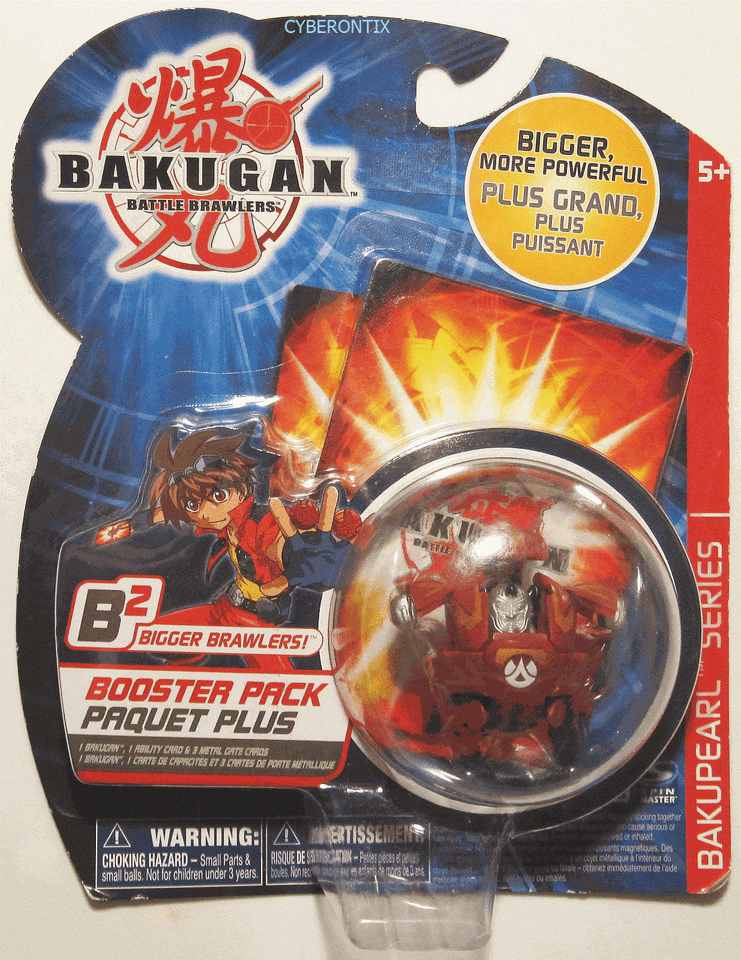 Bakugan WARIUS Red Pyrus Battle Brawlers NEW IN PACK Pop-Open Toy ...