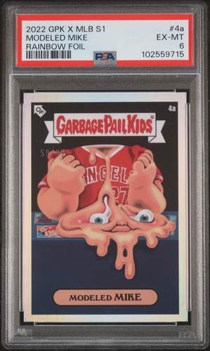 2022 Topps Gpk X Mlb Series 1 Keith Shore Modeled Mike 4a Rainbow Foil ...