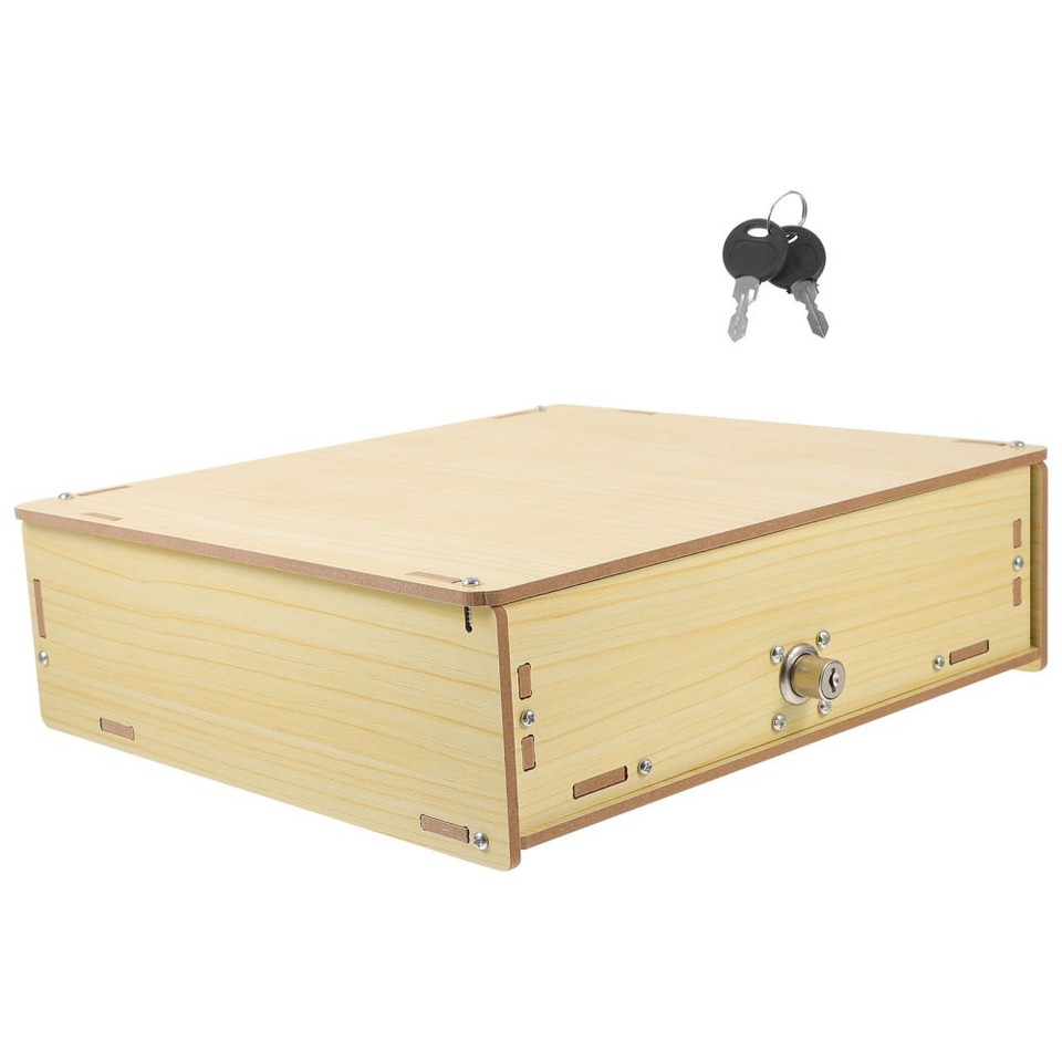 Desktop Cash Wooden Tray Multi-use Cash Drawer Tray Money Drawer Holder ...