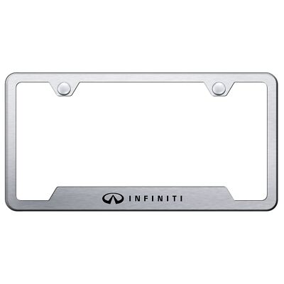 Infiniti Laser Etched Logo Cut-Out License Plate Frame | eBay