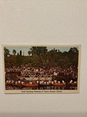 Greek Epiphany Ceremony Held Annually at Spring Bayou Tarpon Springs ...