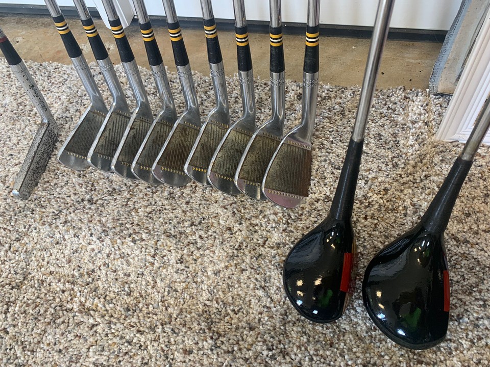 Rare MacGregor Tourney CF4000 2-PW Irons, 3 and 5wood, Iron Master ...