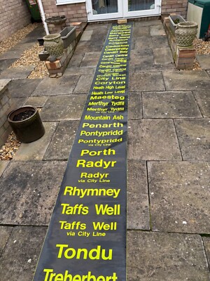 Class 143 Pacer (From 143623) DMU Arriva Trains Wales Destination Blind ...