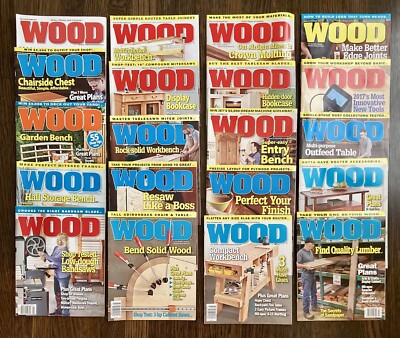 Lot of 20+ Better Homes & Gardens WOOD Woodworking Carpentry Magazines ...