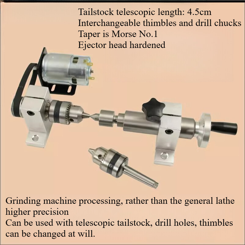 Three-jaw Chuck Spindle Mini Lathe Woodworking Bead Round Ball Machine ...
